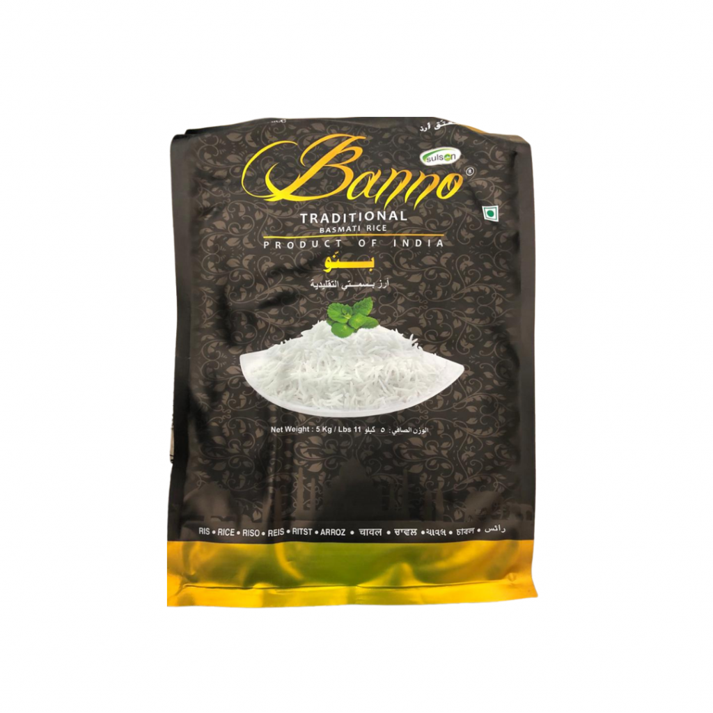 Banno Traditional Basmati Rice 1kg – Sangamitra Bit Grocery