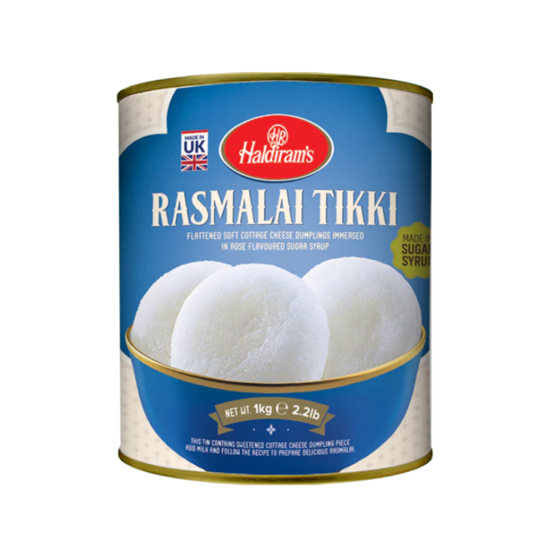 Haldiram’s Rasmalai Tin 1kg – Sangamitra Bit Grocery